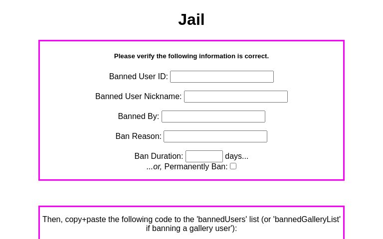 Jail ― Perchance Generator