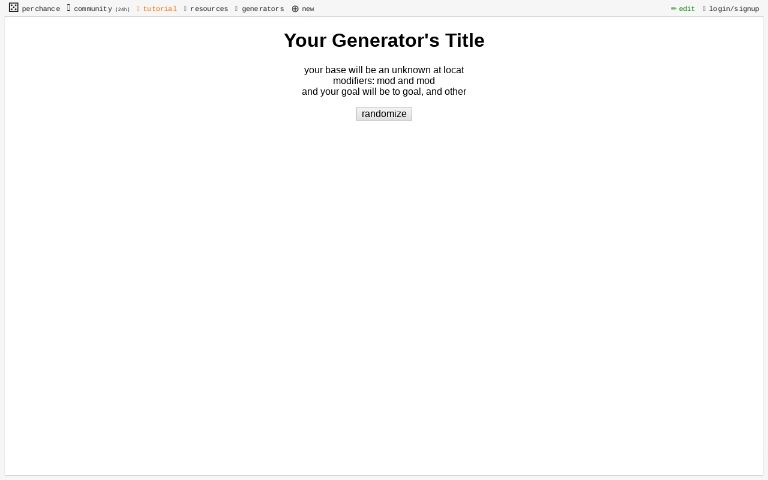 My Minecraft Challenge Generator