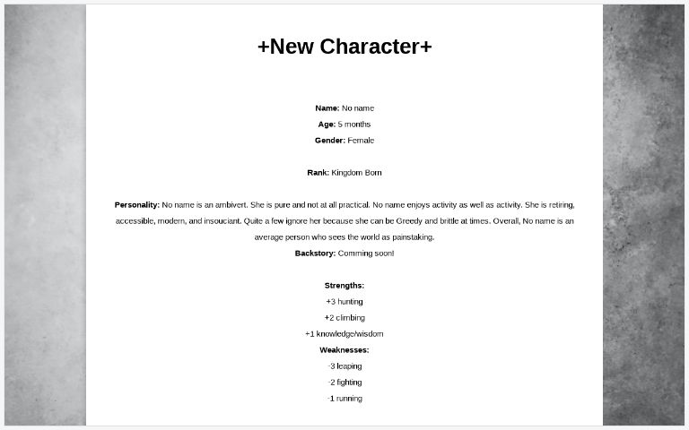 My Pride Charactergen ― Perchance Generator