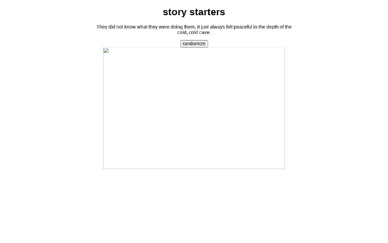 story starters ― Perchance Generator
