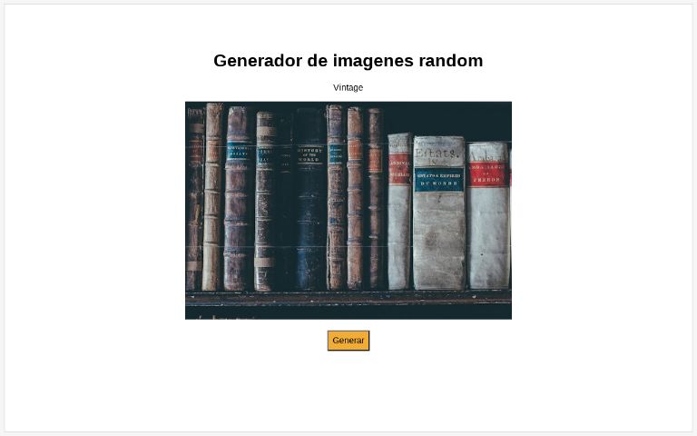 Generador de imagenes random