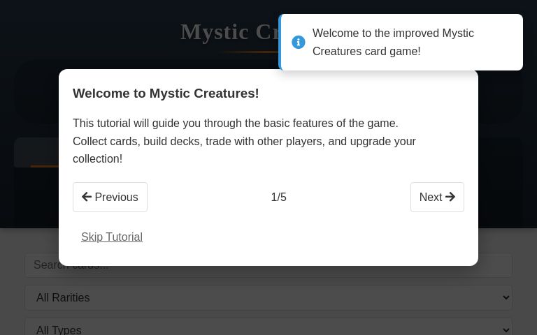 Mystic Creatures ― Perchance Generator