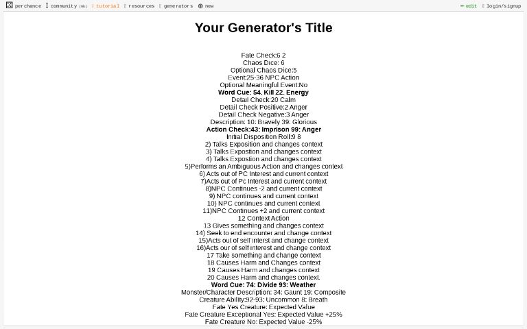 Qrj8rczf3k ― Perchance Generator