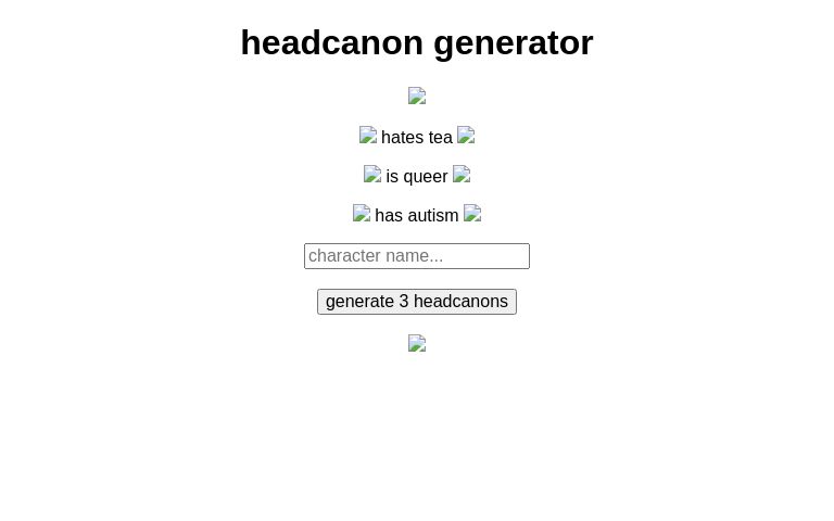 headcanon generator