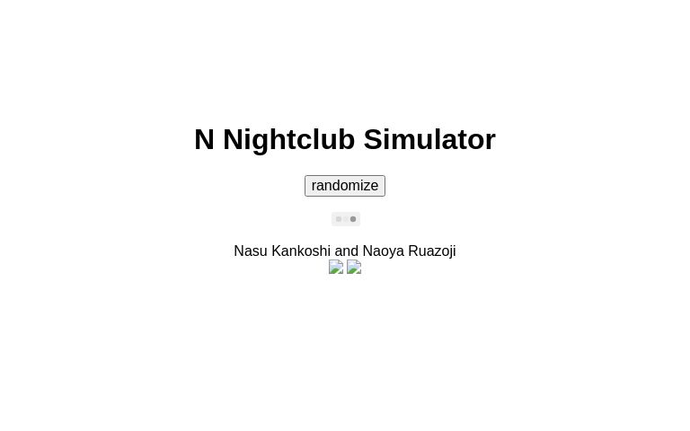 N Nightclub Simulator ― Perchance Generator