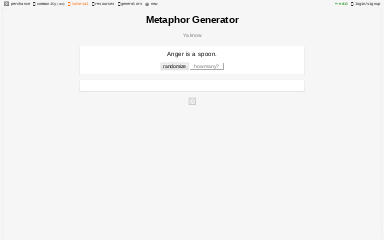 Metaphor Generator