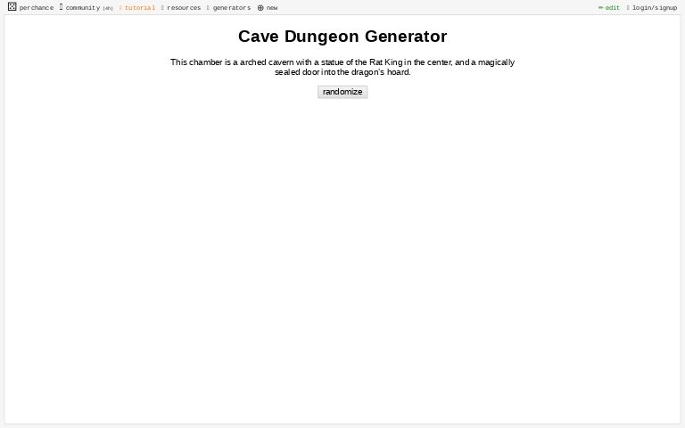 Cave Dungeon Generator