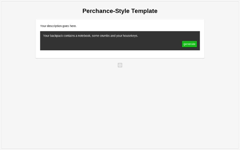 Perchance-Style Template ― Perchance Generator