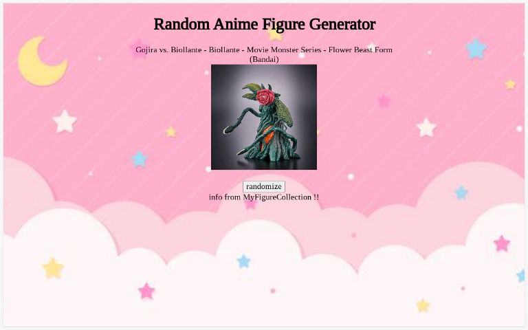 Random Anime Figure Generator