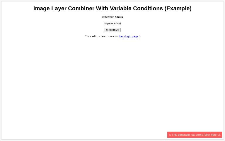 Image Layer Combiner With Variable Conditions (Example) ― Perchance Generator