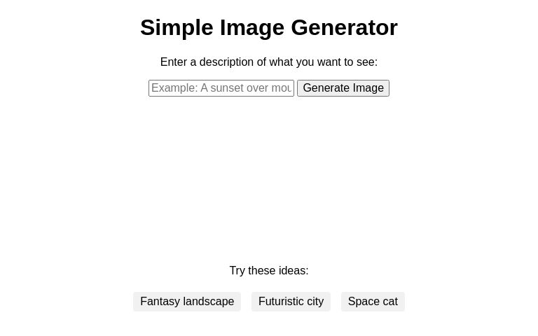 Simple Image Generator