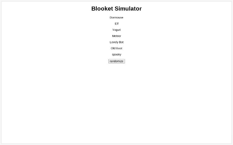 Blooket Simulator ― Perchance Generator