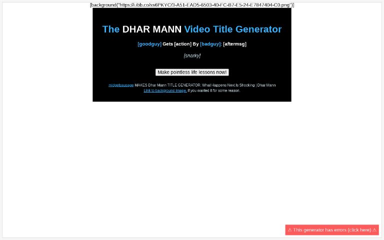 The DHAR MANN Video Title Generator