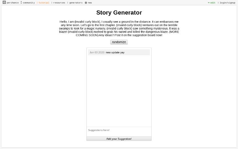 Story Generator