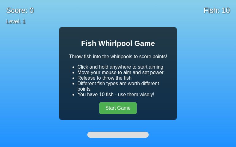 Fish Whirlpool Game ― Perchance Generator