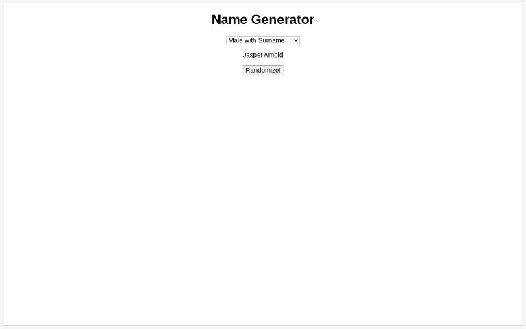 Name Generator