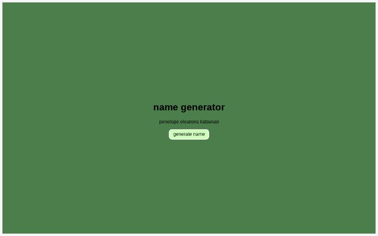 name generator
