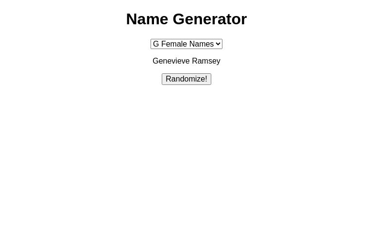 Name Generator