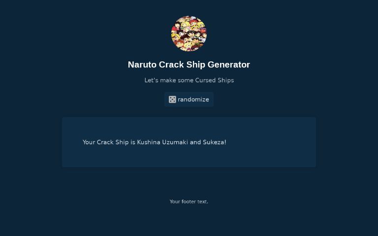 Naruto Crack Ship Generator