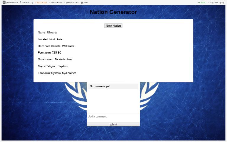 Nation Generator