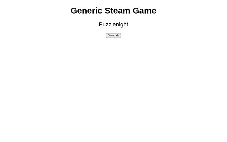 Generic Steam Game