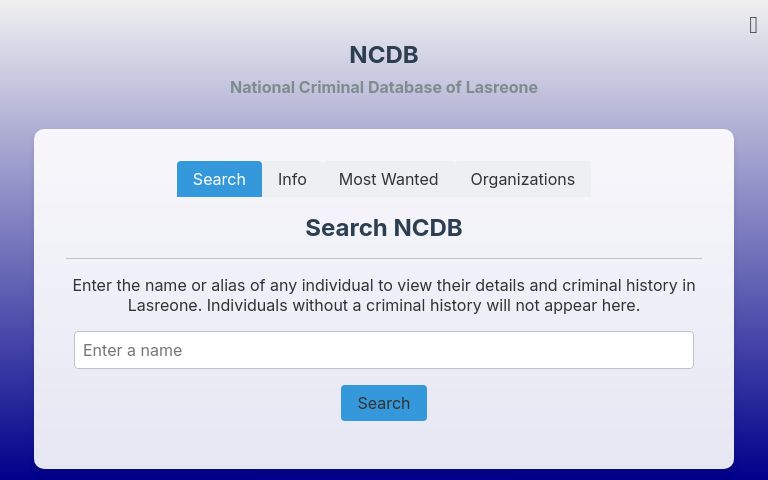 NCDB ― Perchance Generator