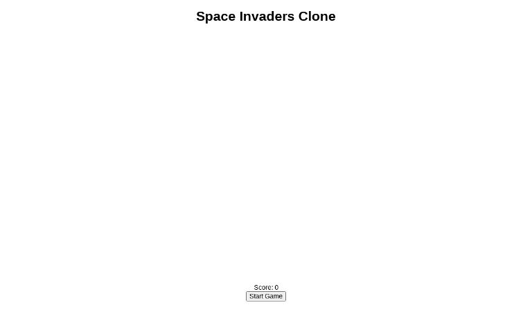 Space Invaders Clone ― Perchance Generator