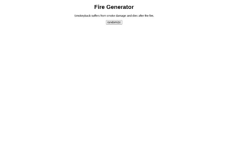Fire Generator