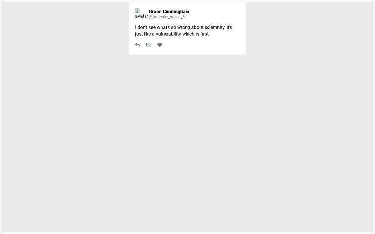 Tweet Template ― Perchance Generator