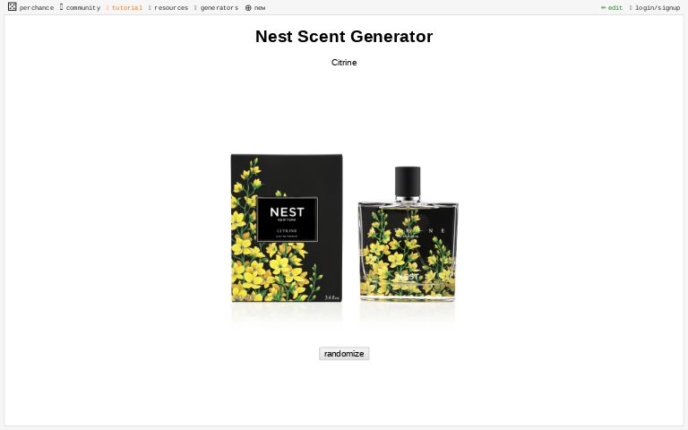 Nest Scent Generator