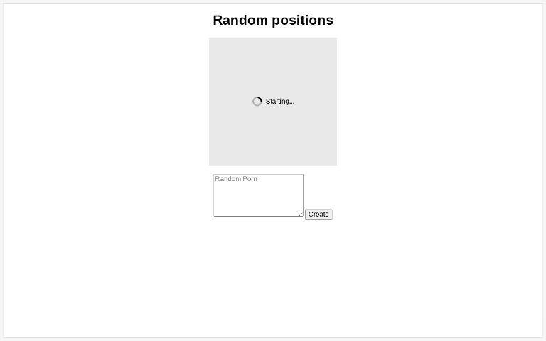 Random positions ― Perchance Generator