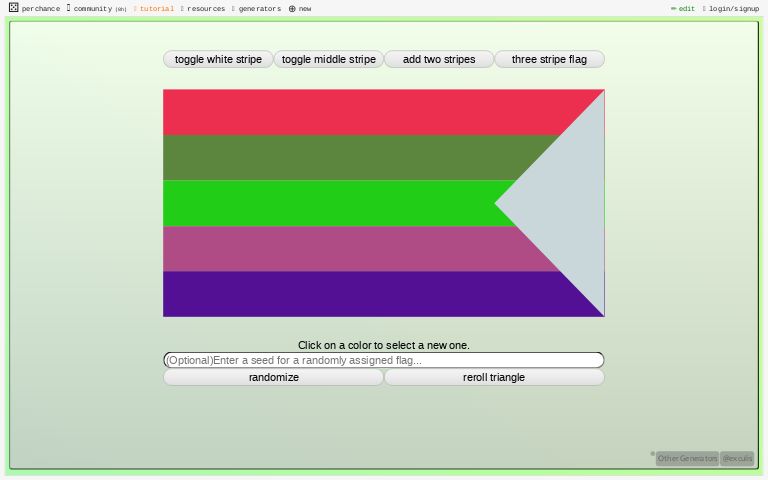 Pride Flag Generator