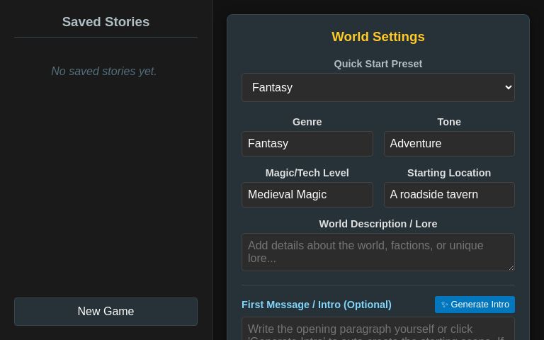Create Your Character ― Perchance Generator