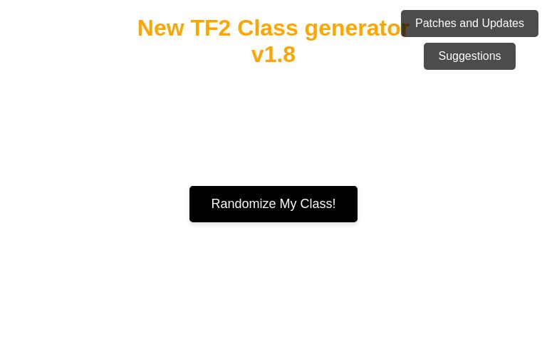 New TF2 Class generator v1.7