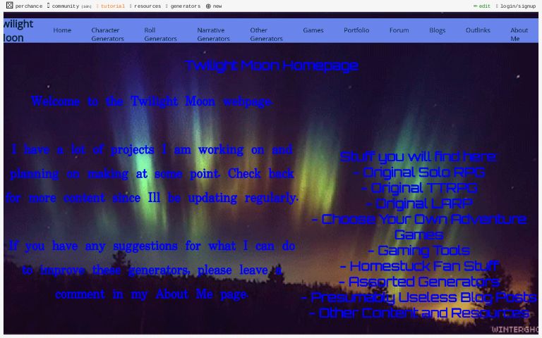 new-website-model ― Perchance Generator