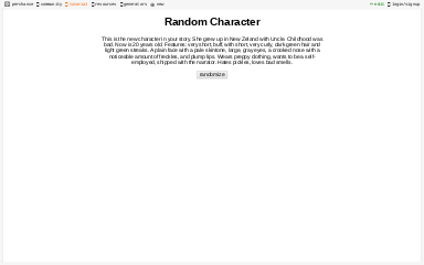 Random Character ― Perchance Generator
