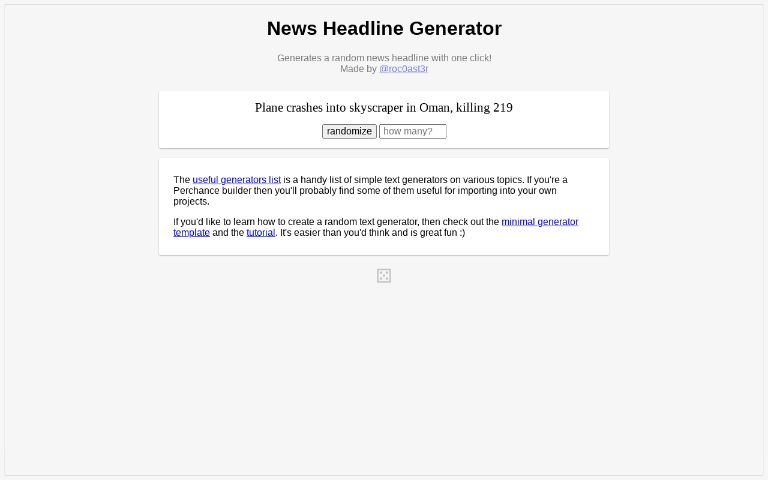 News Headline Generator
