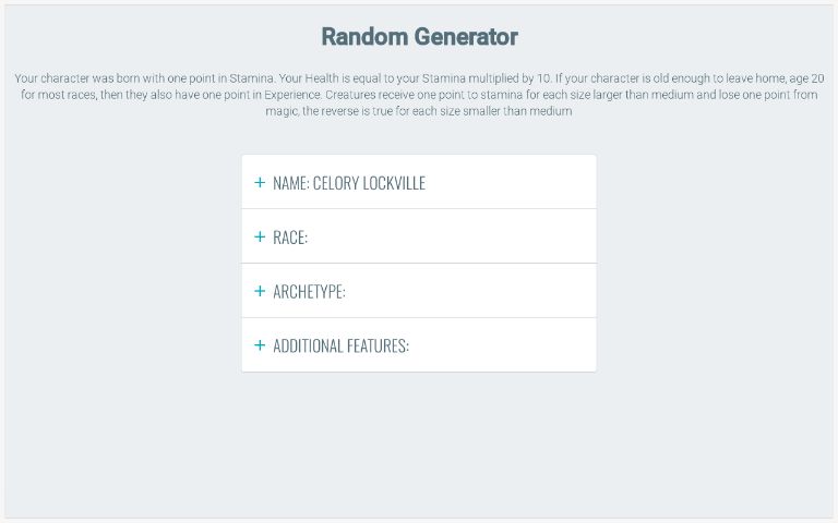 Random Generator
