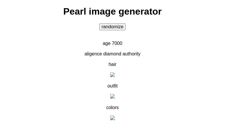 Pearl image generator
