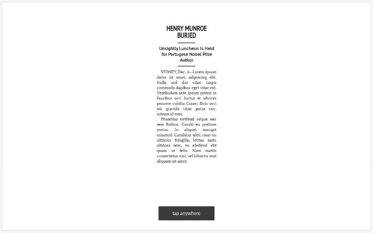 Newspaper Column Template ― Perchance Generator