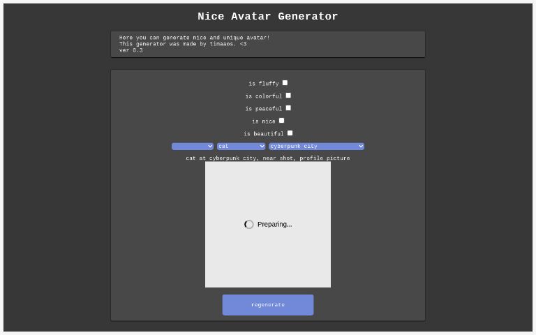 Nice Avatar Generator