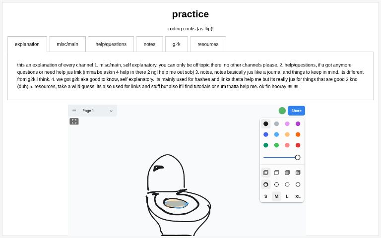 practice ― Perchance Generator