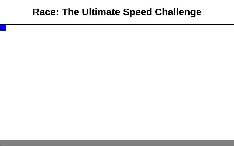 Race: The Ultimate Speed Challenge ― Perchance Generator