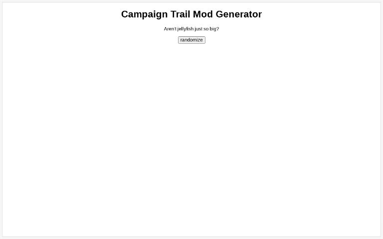 Campaign Trail Mod Generator