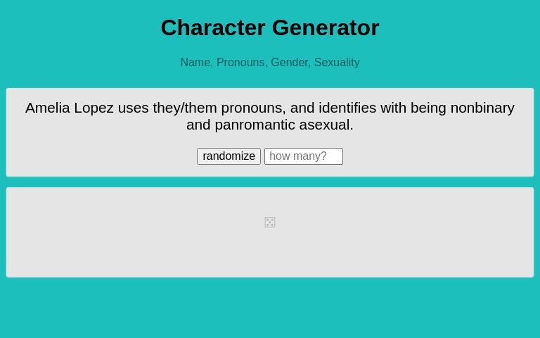 Character Generator