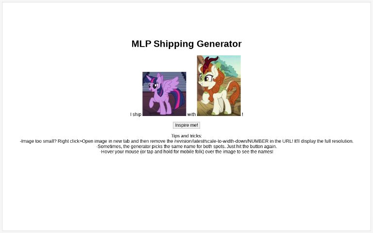 MLP Shipping Generator