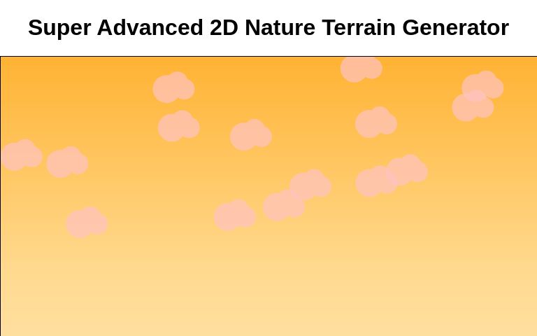 Super Advanced 2D Nature Terrain Generator