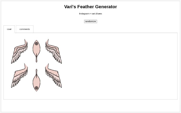 Vari's Feather Generator
