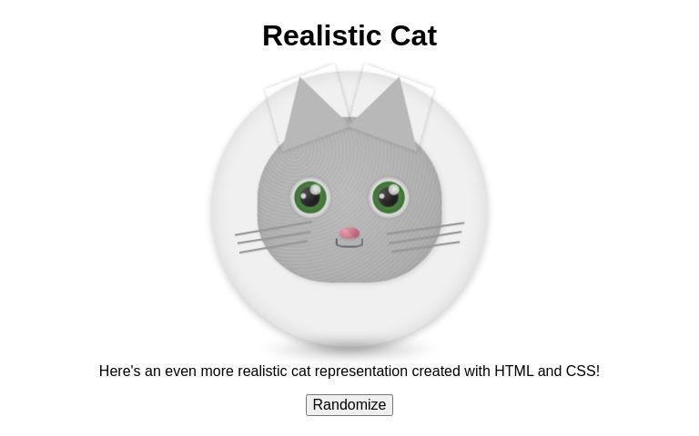 Realistic Cat ― Perchance Generator