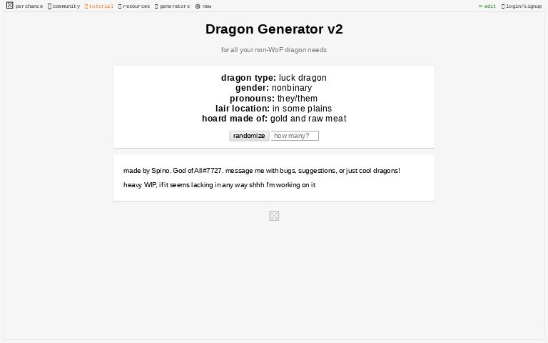 Dragon Generator v2